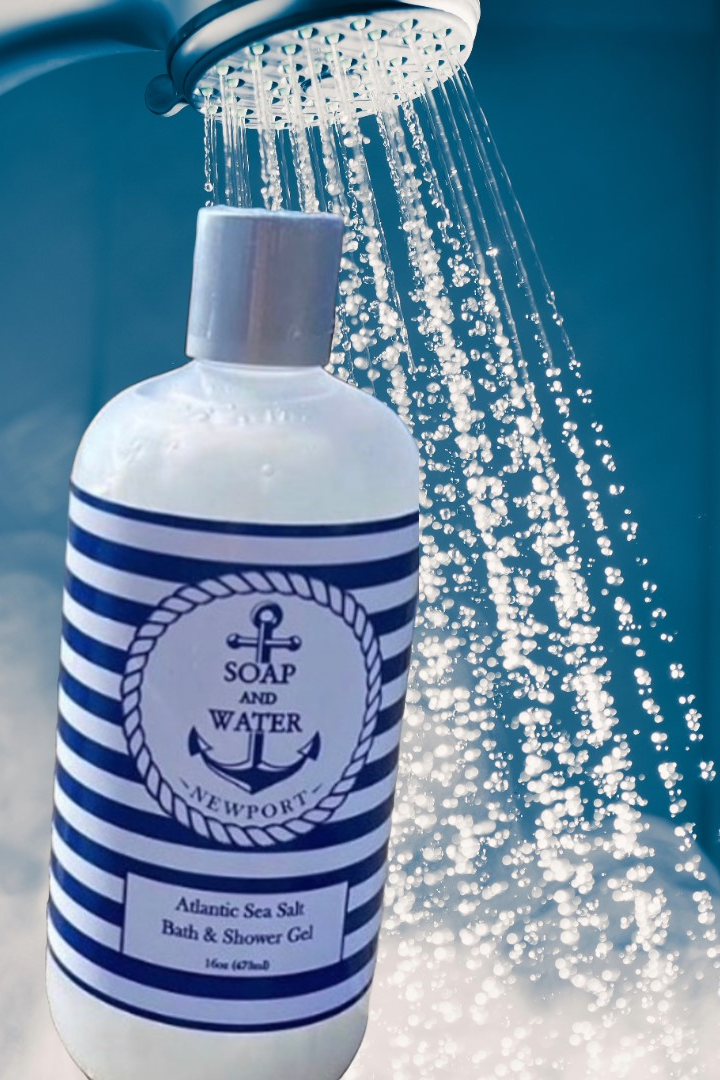 ATLANTIC SEA SALT BODY WASH – soapandwaternewport