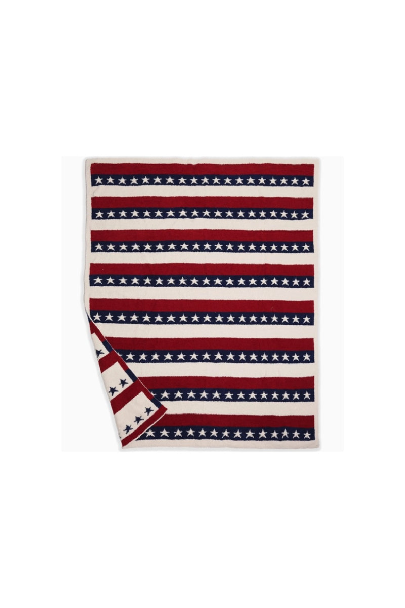 Us Theme Star Pattern Cozy Soft Throw Blanket – soapandwaternewport